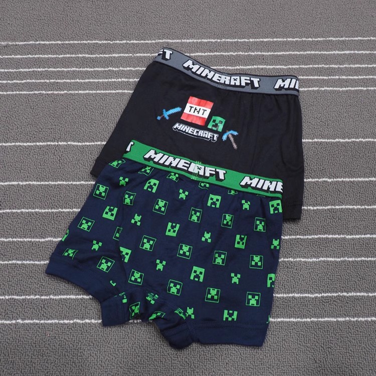 Boys Minecraft Cartoon Anime Full Print Print Printed Boxer Briefs ...