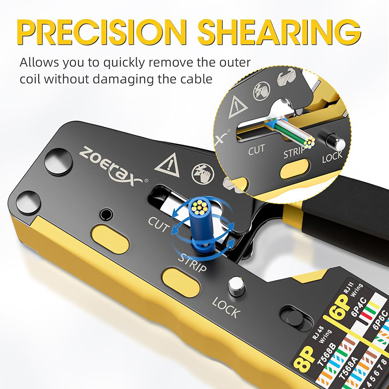 3 in 1 RJ45 Network Cable Cutting Pliers Crimping Tool Modular ...