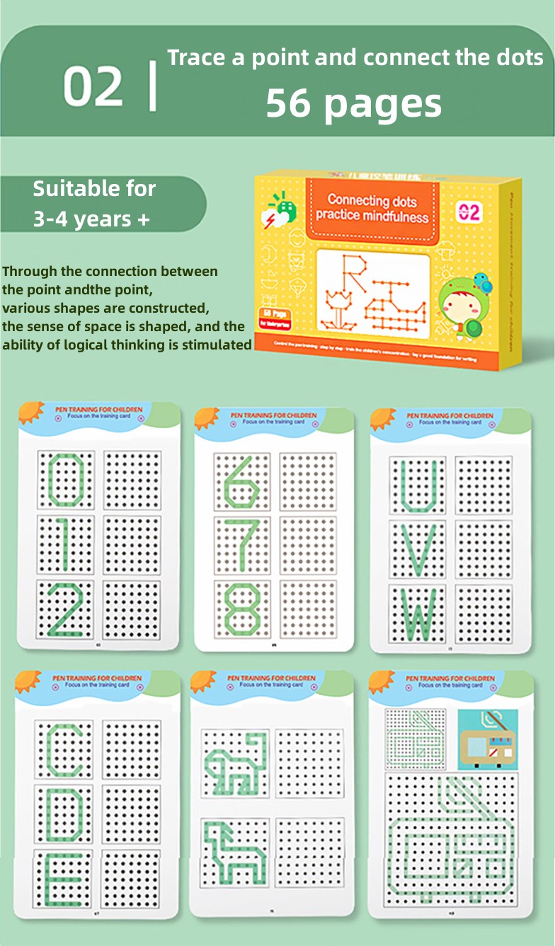 【🇸🇬 READY STOCK】Children Montessori Drawing Toy Pen Control Training ...