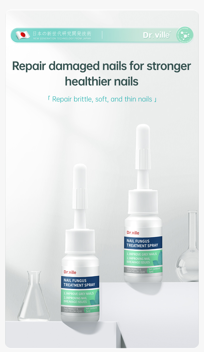 Dr.ville Anti Fungal Spray Skin Care Nail Fungus Treatment Original ...