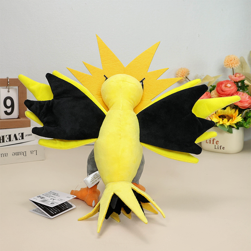 35cm Anime Pokemon Plush Toy Zapdos Legendary Pokémon Plush Toys Doll ...