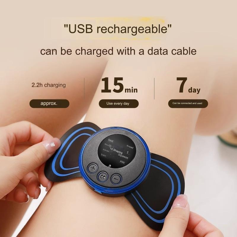 Electric Pulse Neck Massager 8 Modes 19 Gears Cervical Back Muscle Pain ...