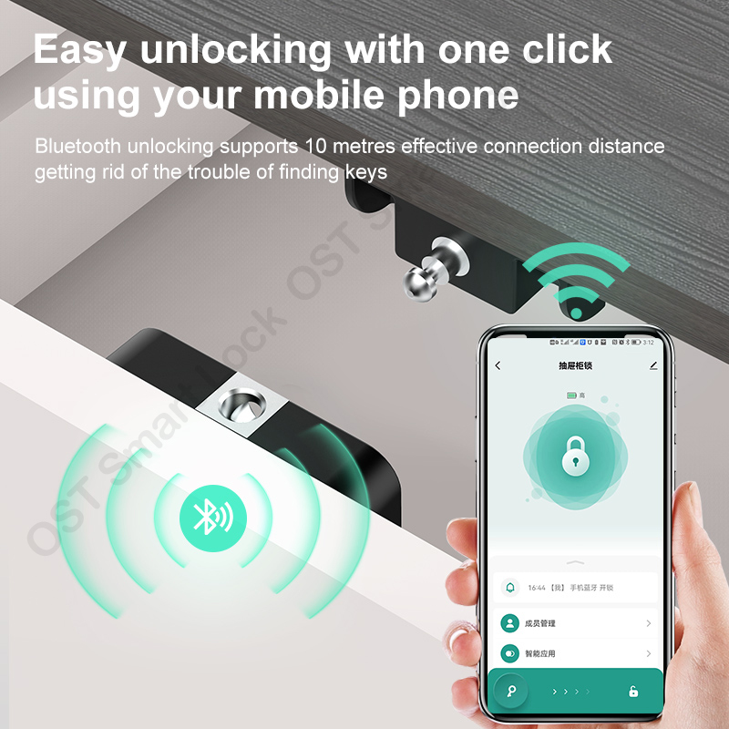 Hidden Smart Lock for Drawers/Cabinets | Shopee Singapore