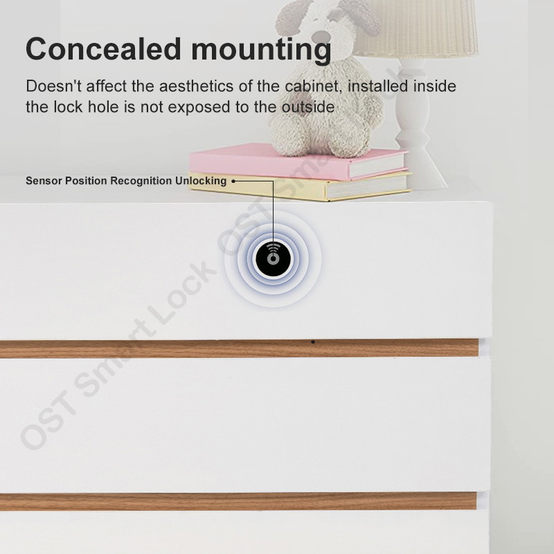 Hidden Smart Lock for Drawers/Cabinets | Shopee Singapore