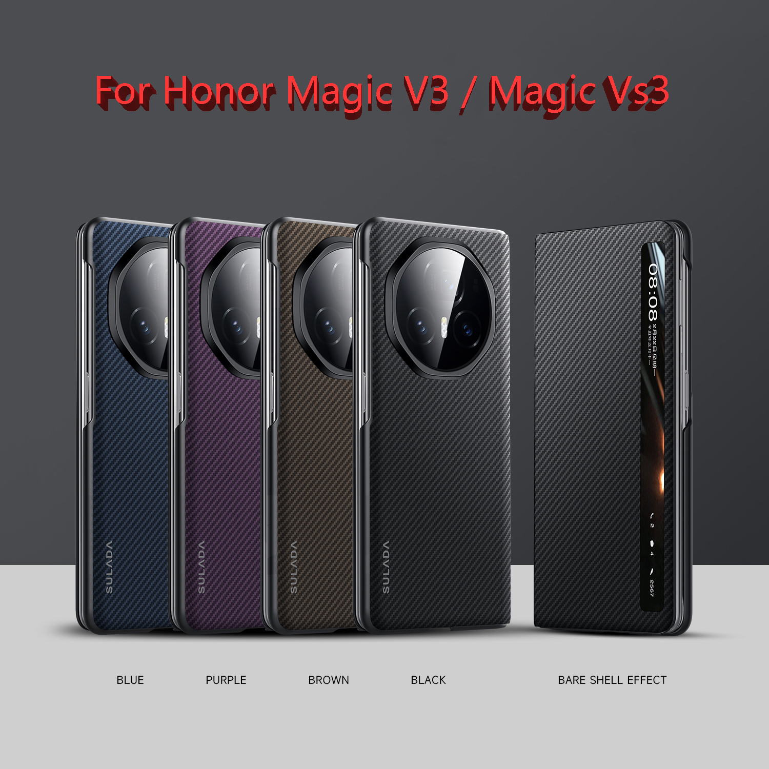 MagicV3 Casing Case For Honor Magic V3 Vs3 Kevlar Texture Skin ...