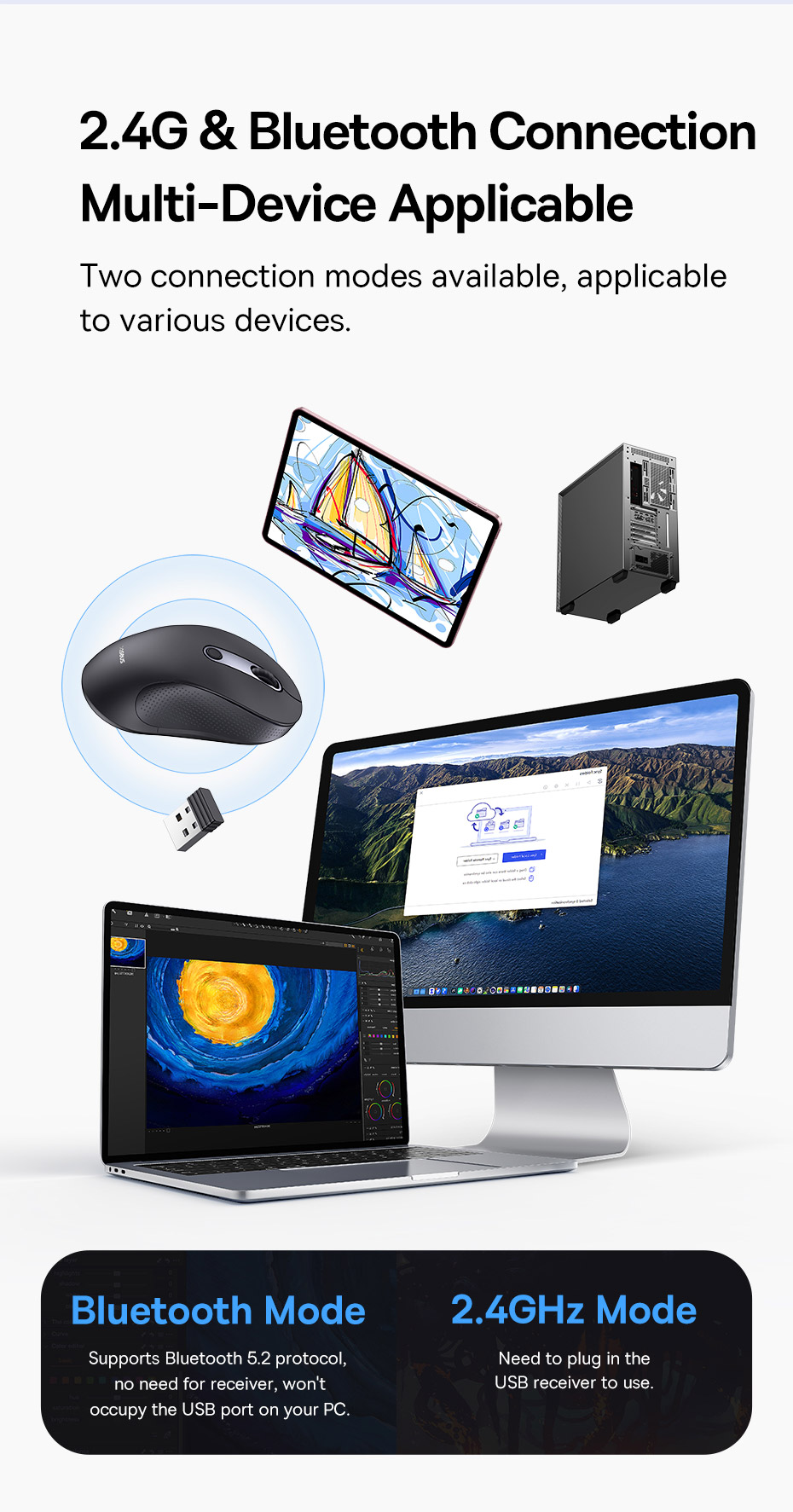 Baseus F02 Ergonomic Wireless Mouse（without Battery） | Shopee Singapore