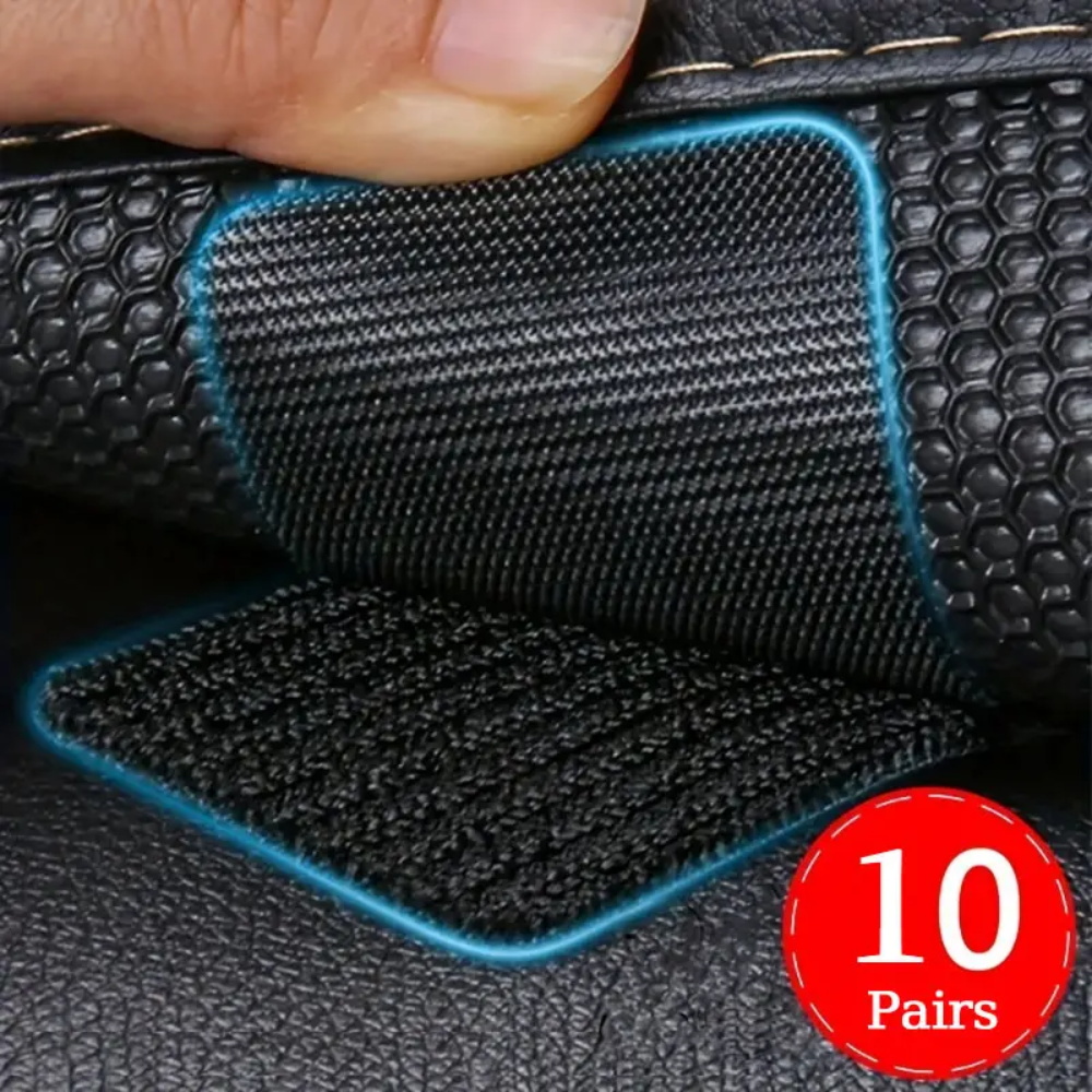 10pairs Double-Sided Gum Velcro Fixed Dashboard Cover Dedicated for ...