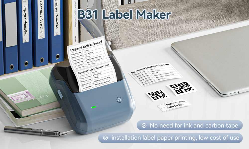 Niimbot B3S/B31 Label Printer Inkless Barcode Printer, Printing Width ...