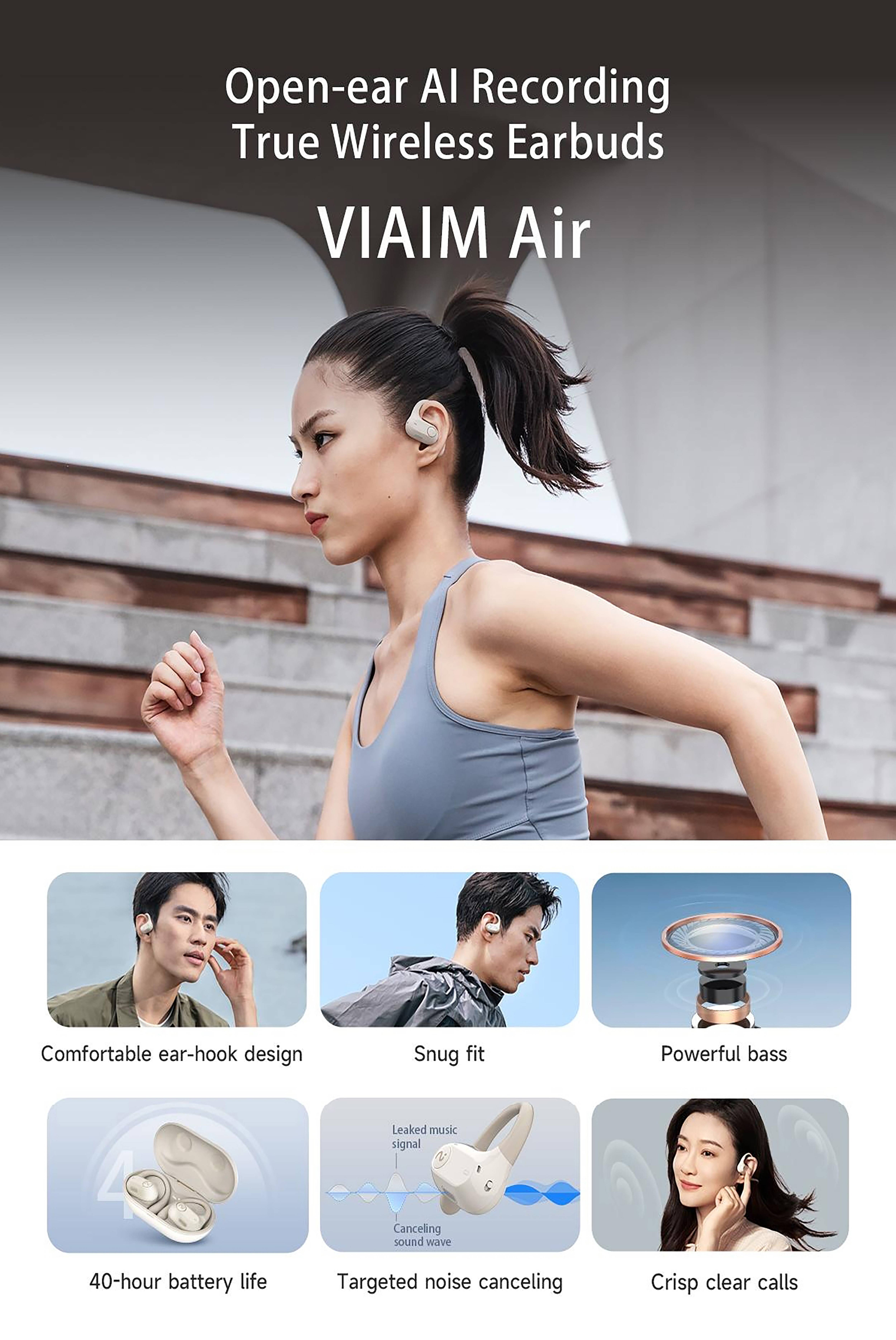 VIAIM Audio Interpretation Headset Air Real Time Translation Recording ...