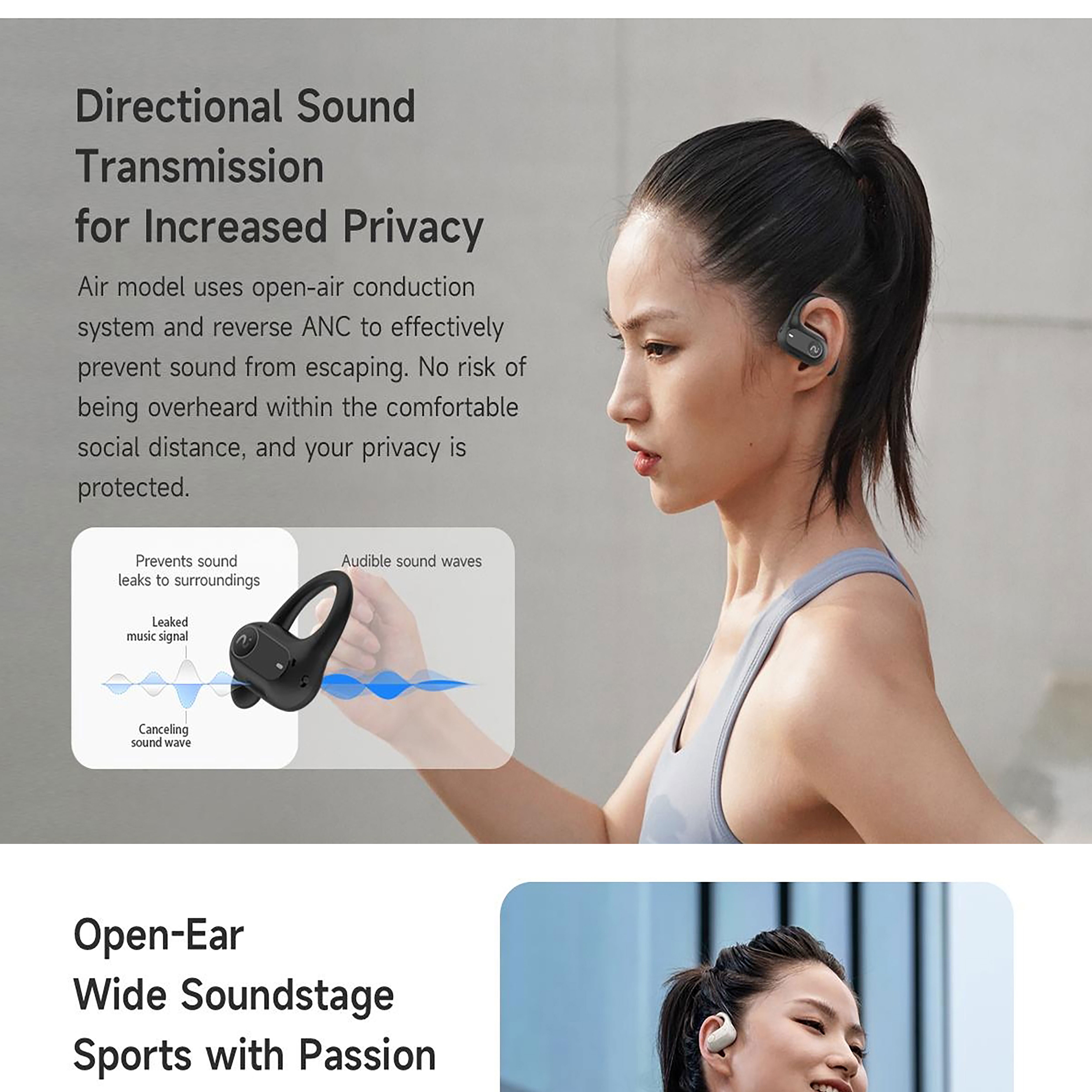 VIAIM Audio Interpretation Headset Air Real Time Translation Recording ...