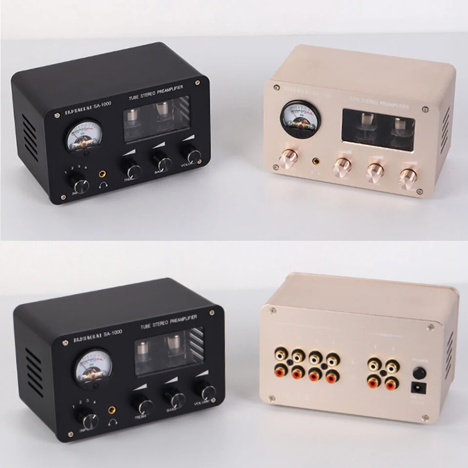 New SA-1000 6H3N TUBE Headphone Amplifier Switching Amplifier 4 In 2 ...