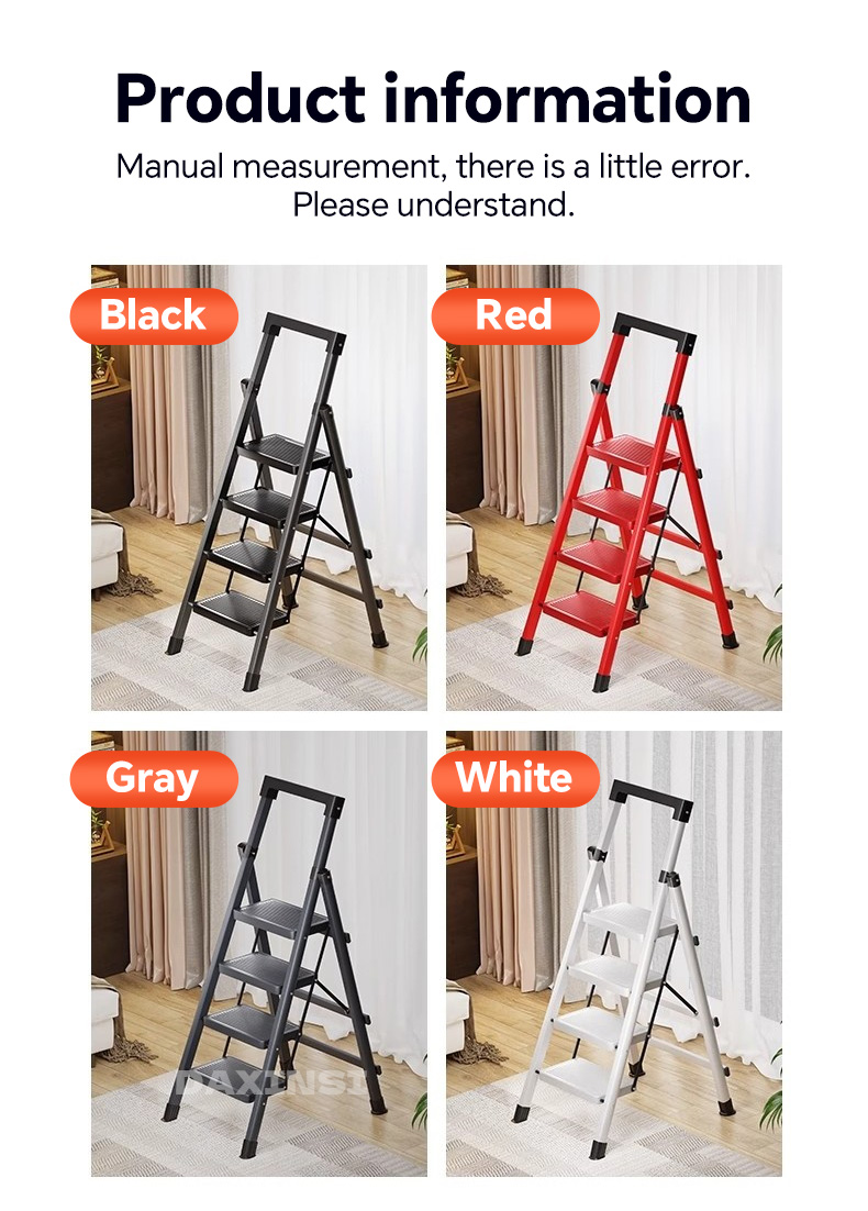 DAXINSI Ladder Folding Ladder Portable Staircase Climbing Ladder ...