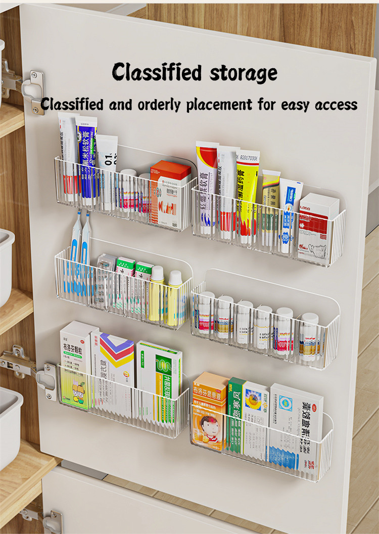 Cabinet Door Medicine Storage Box Wall Mounted Medicine Box Household ...