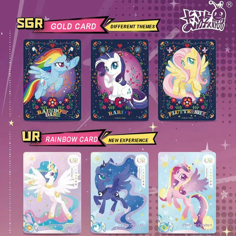 New My Little Pony Card Kayou Series 6 Rare SC/SGR/LSR/UR Card Girls ...