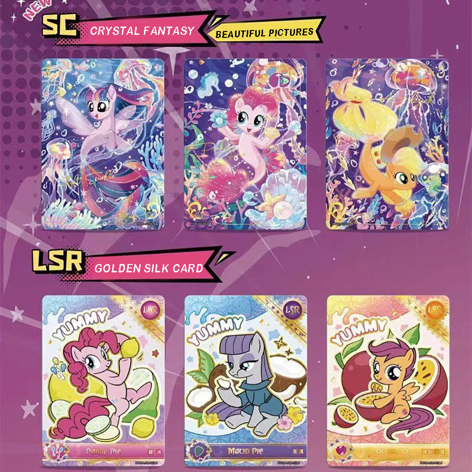 New My Little Pony Card Kayou Series 6 Rare SC/SGR/LSR/UR Card Girls ...