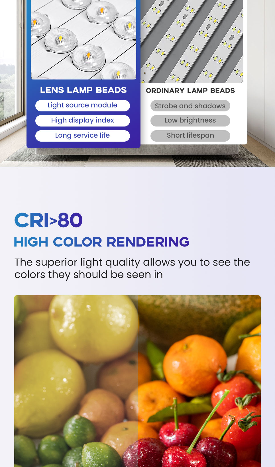【Tricolor+Remote Control】Tricolor Change/White Light Fully Sealed ...