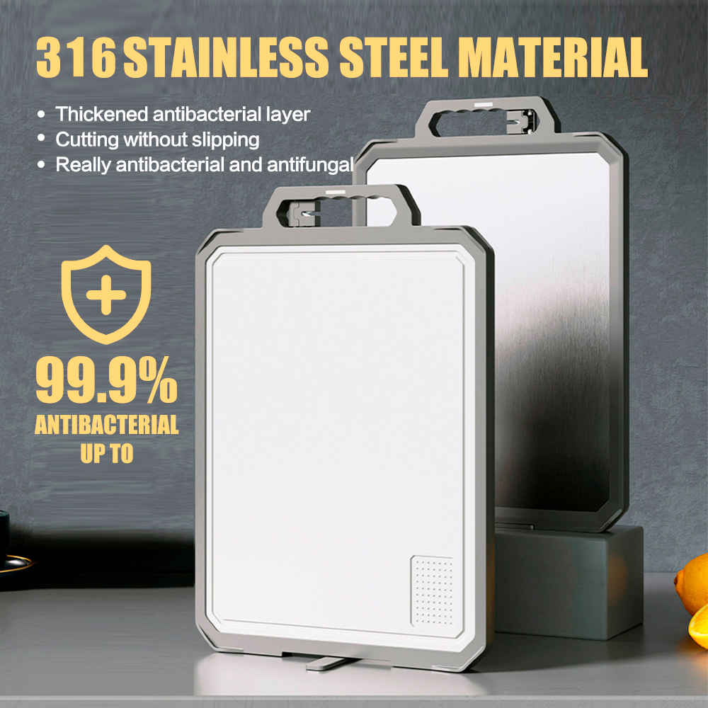 Kitchen 316 stainless steel cutting board double-sided antibacterial ...