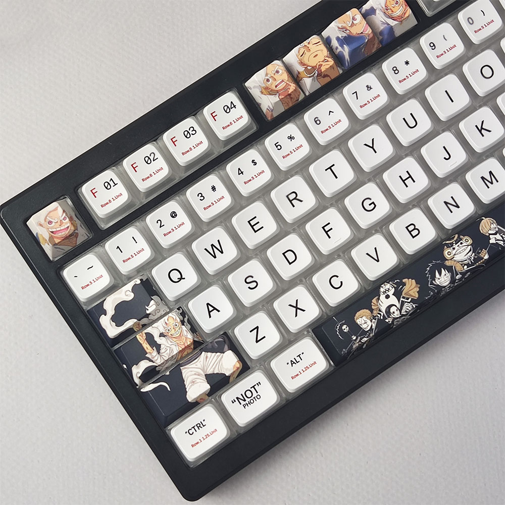 7/8pcs Genshin Impact Furina Wanderer Keycaps Cherry Profile PBT Dye ...