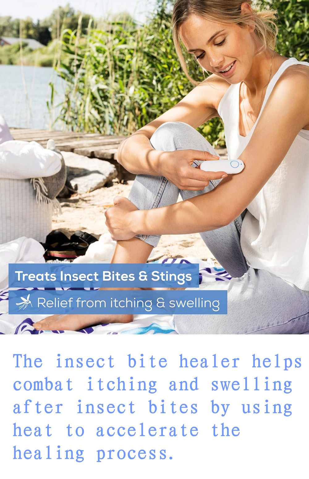 Beurer BR60 Insect Sting and Bite Relief, Bug Bite Healer for Chemical ...