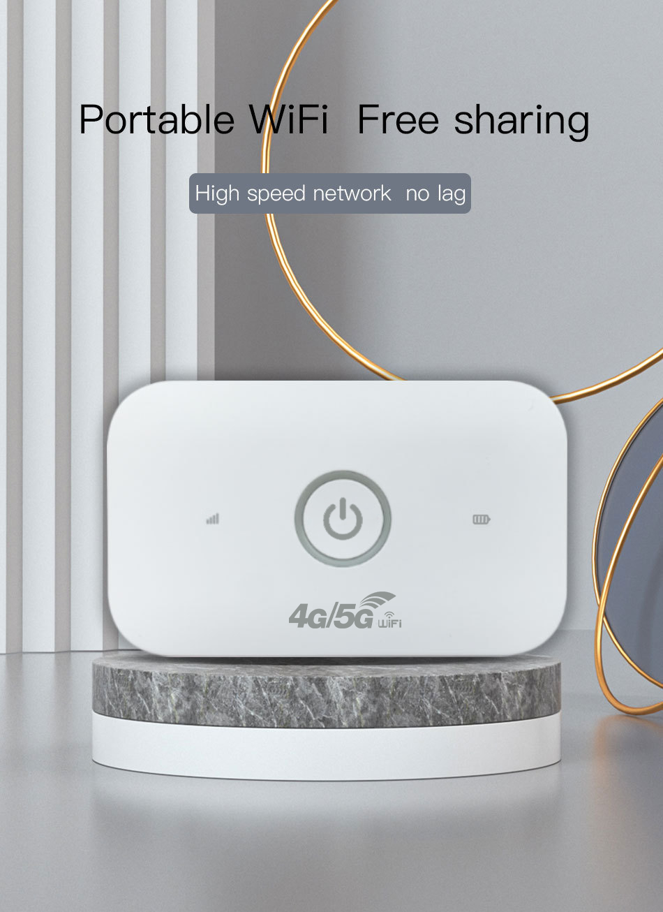 4G Wifi Modem Router Sim Card Portable Router Play&Plug MIFI 5G/4G LTE Mobile WIFI Wireless ...