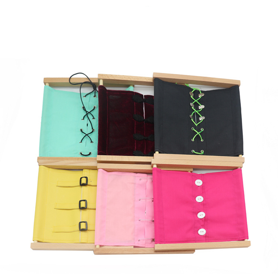 Montessori daily life teaching aids Montessori clothing and frame ...