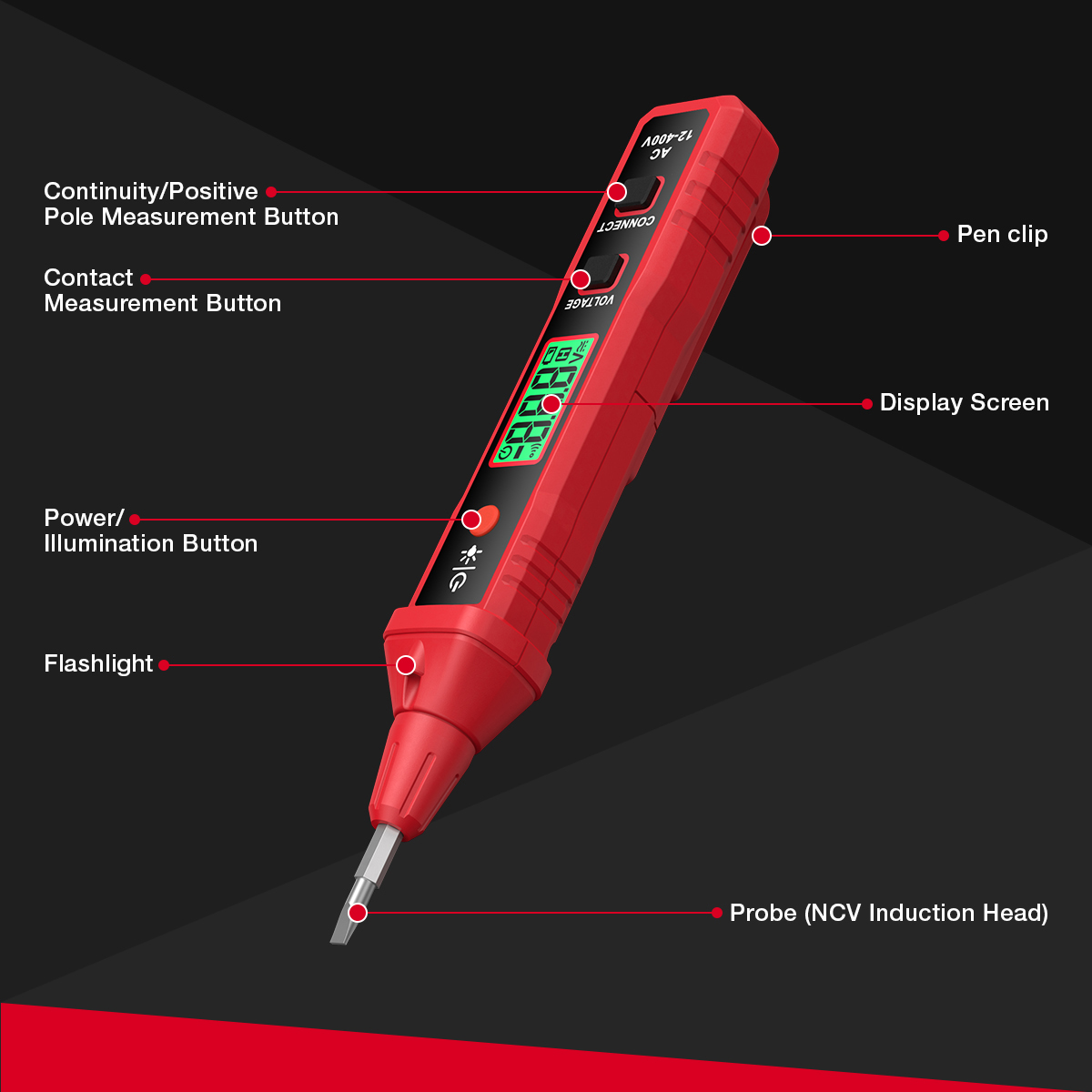HABOTEST HT123+HT91A Set Digital Multimeter DC/AC Intelligent ...