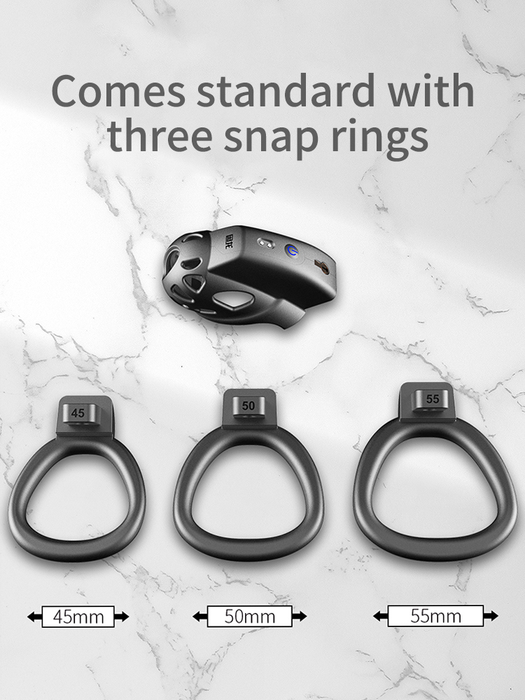 JEUSN Male electric shock Penis Chastity Cage Mobile remote control ...