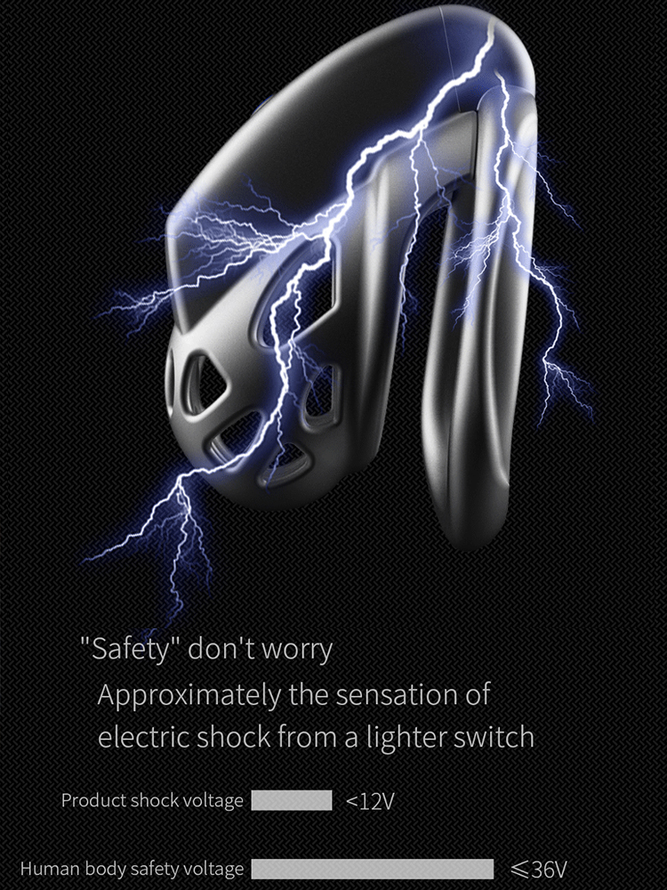 JEUSN Male electric shock Penis Chastity Cage Mobile remote control ...