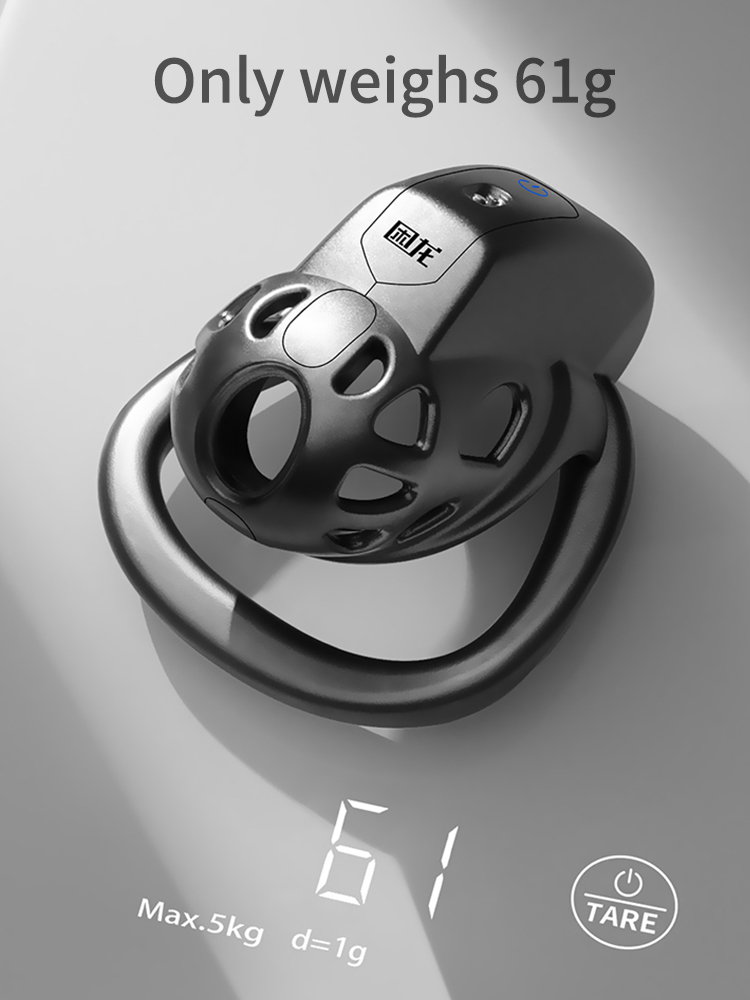 JEUSN Male electric shock Penis Chastity Cage Mobile remote control ...