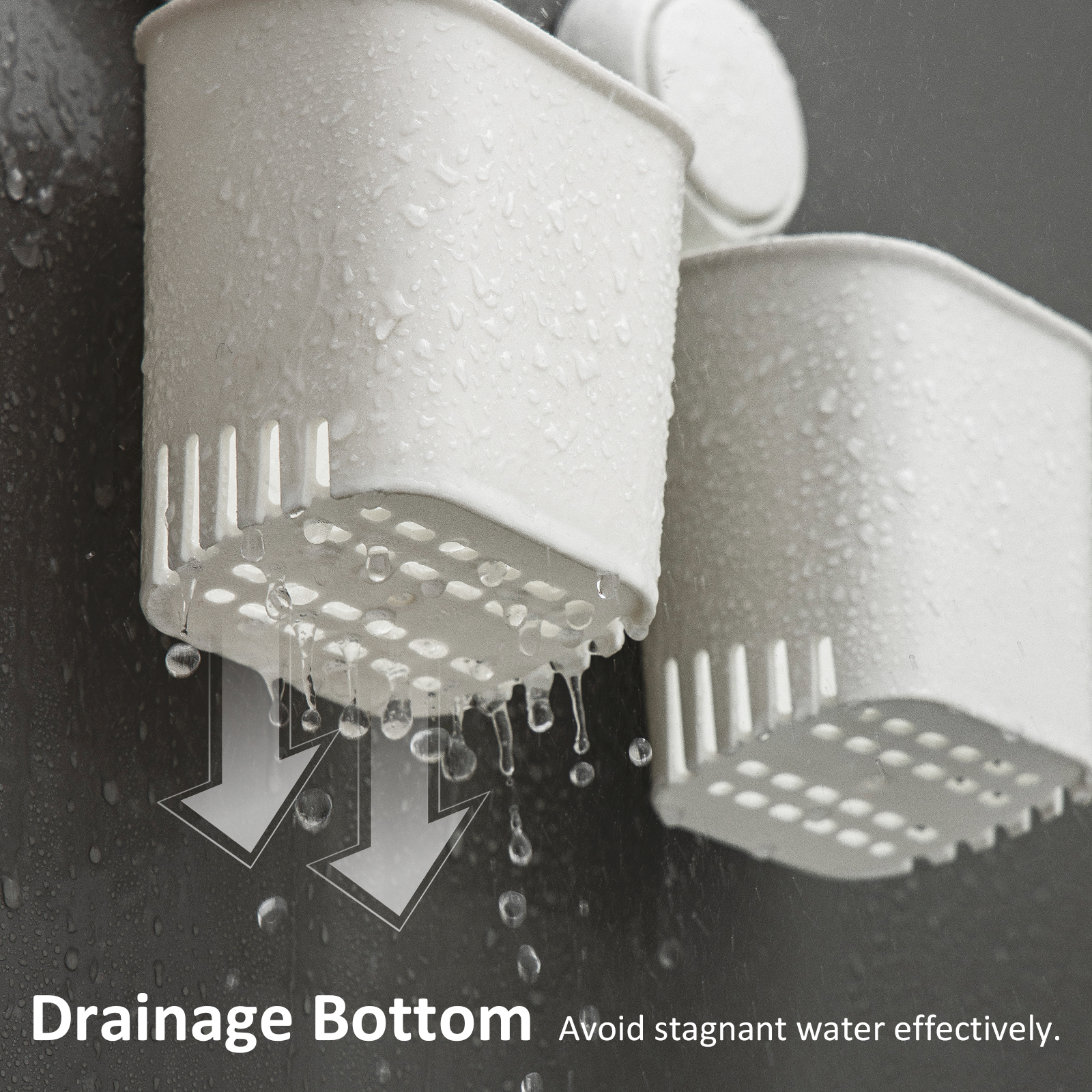 TAILI Suction Cup Toothbrush Razor Toothpaste Holder No Drilling ...