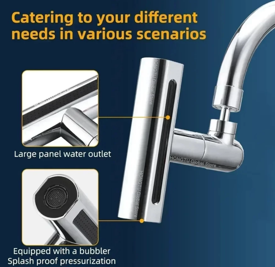 720° Rotating Faucet Nozzle, Four Types Of Kitchen Sink Nozzle, Kitchen ...