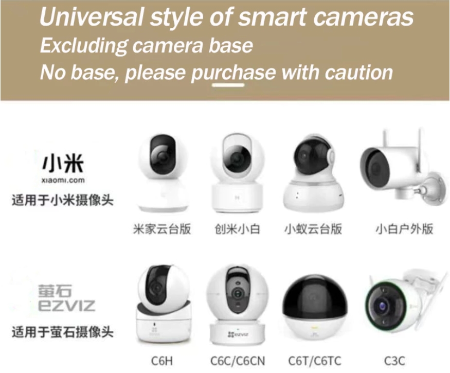 【SG Seller】2 In 1 No-Drill Wall Mount Camera Stand CCTV Holder Home ...