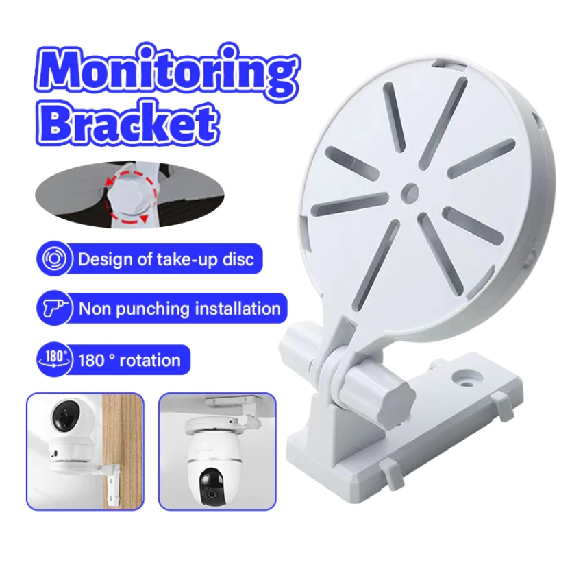 【SG Seller】2 In 1 No-Drill Wall Mount Camera Stand CCTV Holder Home ...