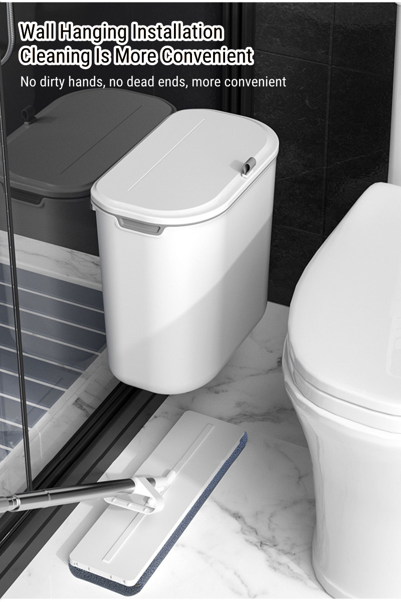 【EVA】Toilet bin dustbin Bathroom dustbin 浴室壁挂垃圾桶 hanging tong sampah ...