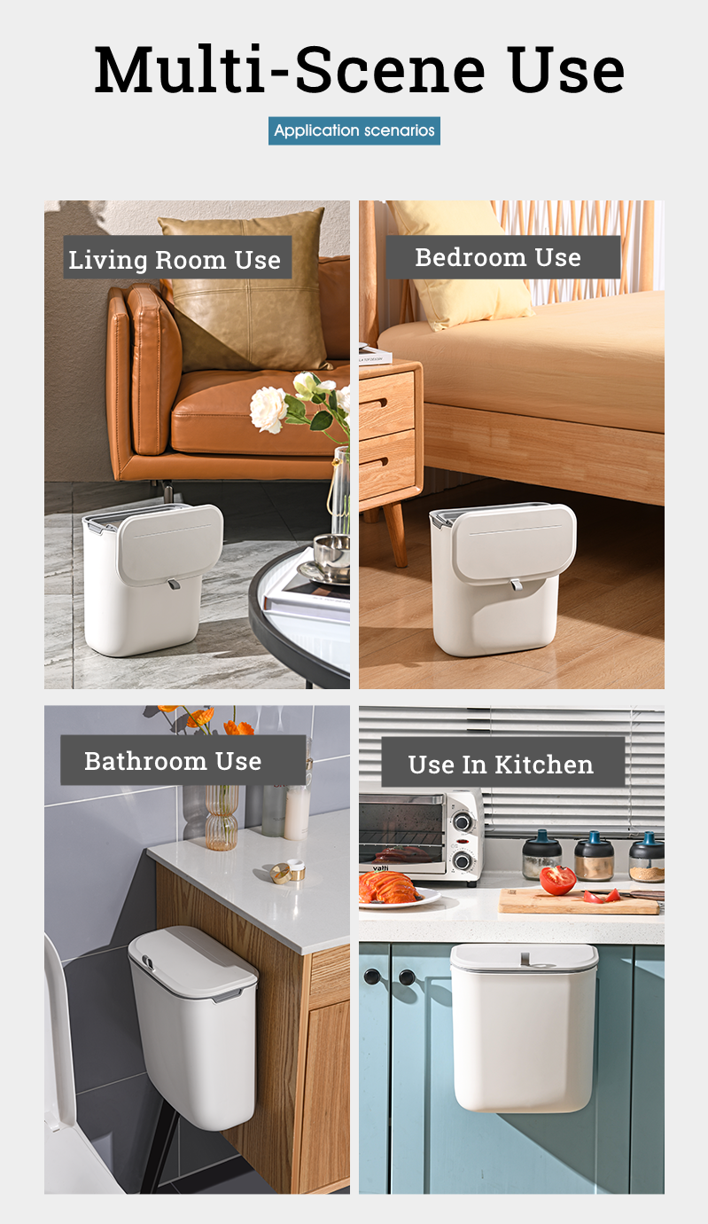 【EVA】Toilet bin dustbin Bathroom dustbin 浴室壁挂垃圾桶 hanging tong sampah ...