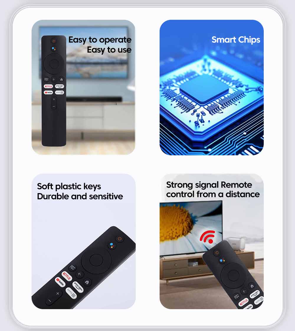 Xiaomi TV Voice Remote Control Compatible with L32M6-6ARG, L55M6-ESG ...