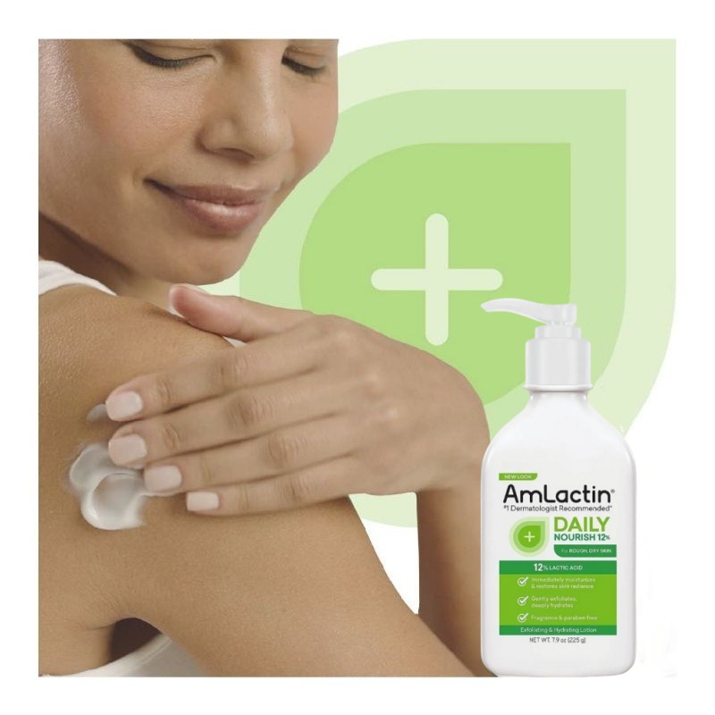 AmLactin Daily 12% Lactic Acid Moisturizing Lotion Rapid Relief 15% ...