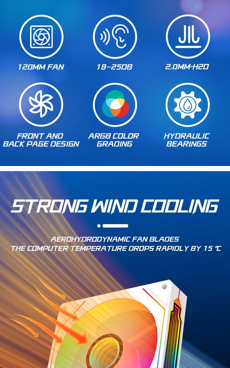 Argb Prism 4pro Laptop Fan Controller for PC Case Heat Dissipation with ...