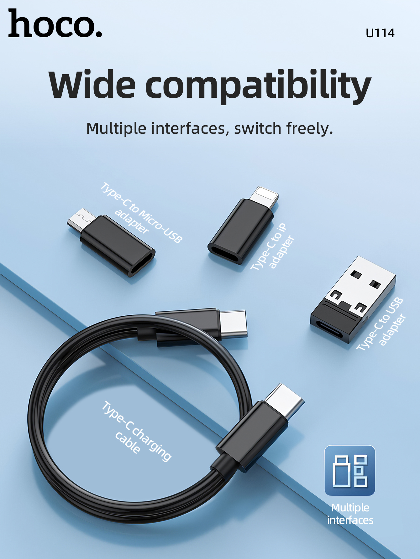 [New] HOCO U114 Original 60W Fast Charging Set 3A Type C to Type-C Fast ...