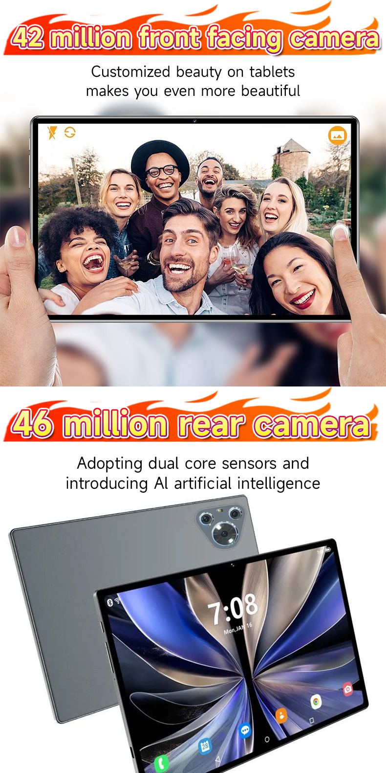 🔥SG Top 1 Sale Tablet🔥2025 New P800Ultra Dimensity 8300 Android 15 ...