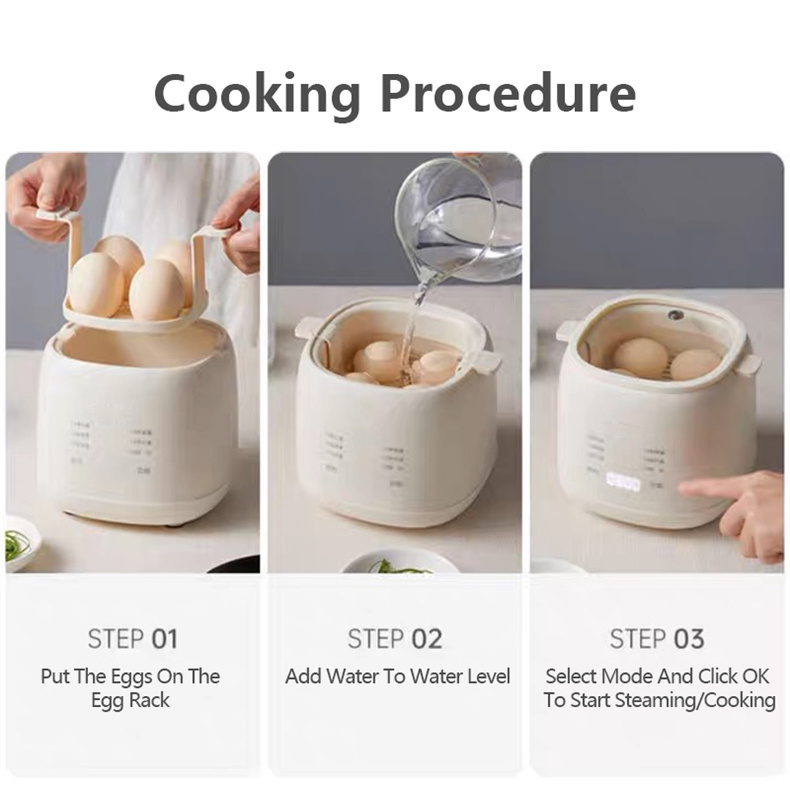 [🇸🇬 SELLER] Intelligent Egg Boiler Automatic Power off Household Small ...