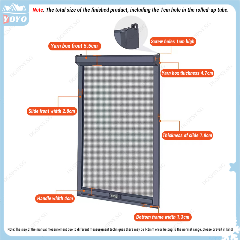 Folding screen window window anti-mosquito screen mesh self-assembly ...