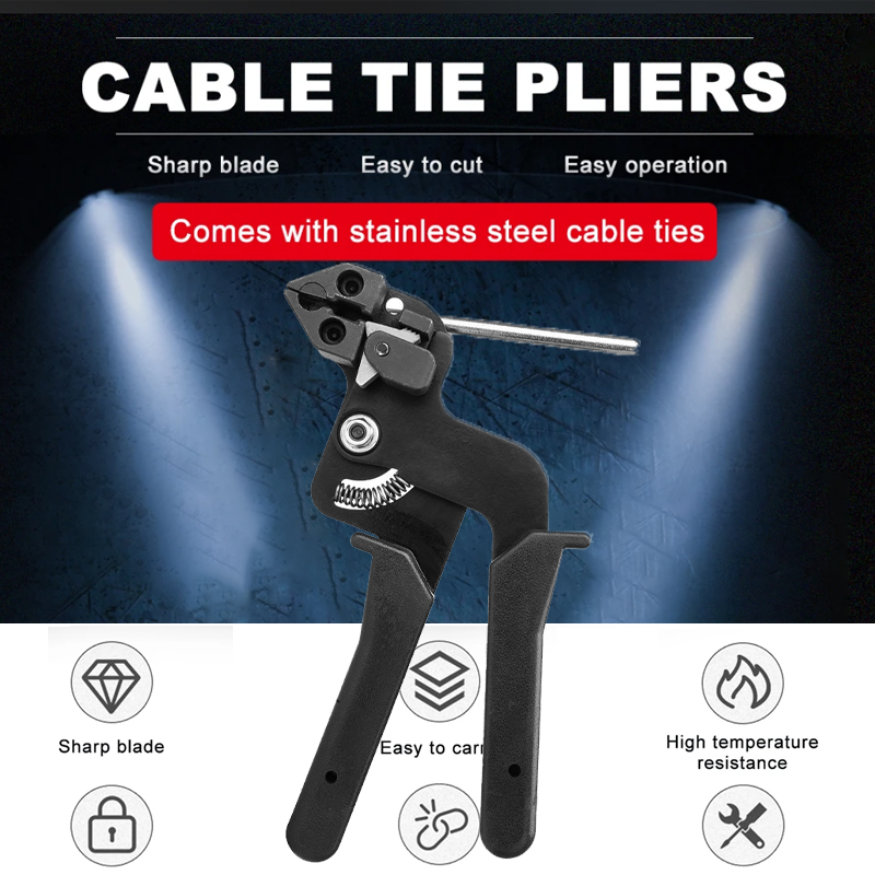 Cutter Tool for Cable Tie Steel Metal Tie Hand Fastening Tool Metal Tie ...