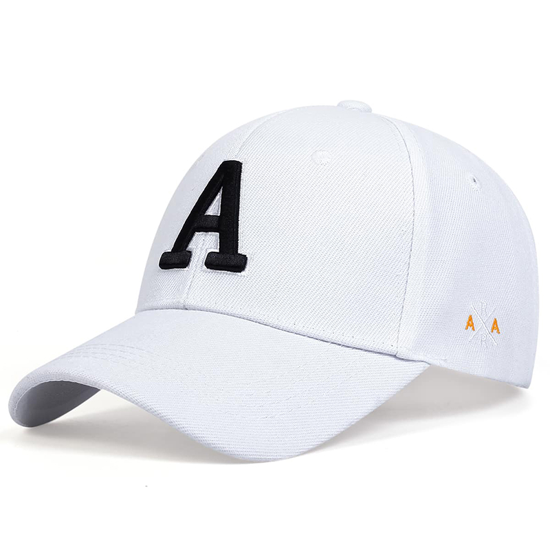 A Letter Baseball Cap Extra Large Head Circumference Men's Cap Five ...