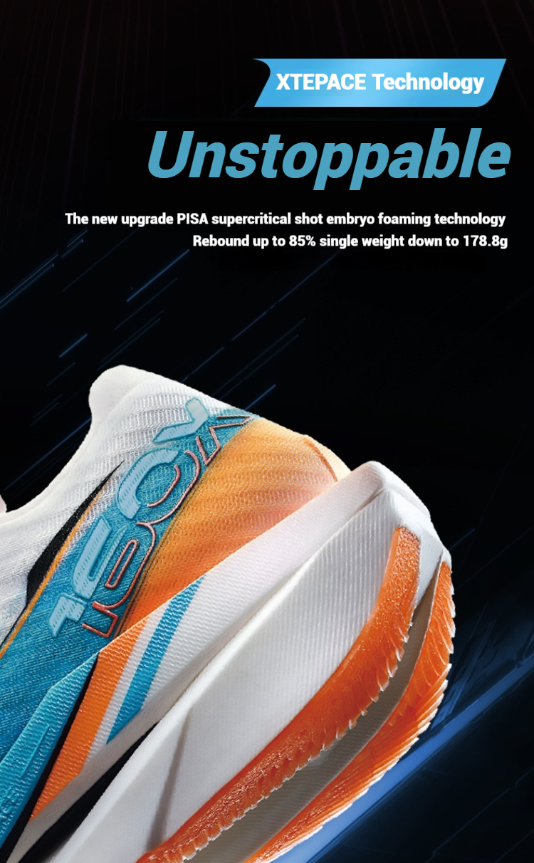 XTEP 160X6.0 Champion Running Shoe GT700 Gold Carbon Plate Marathon ...