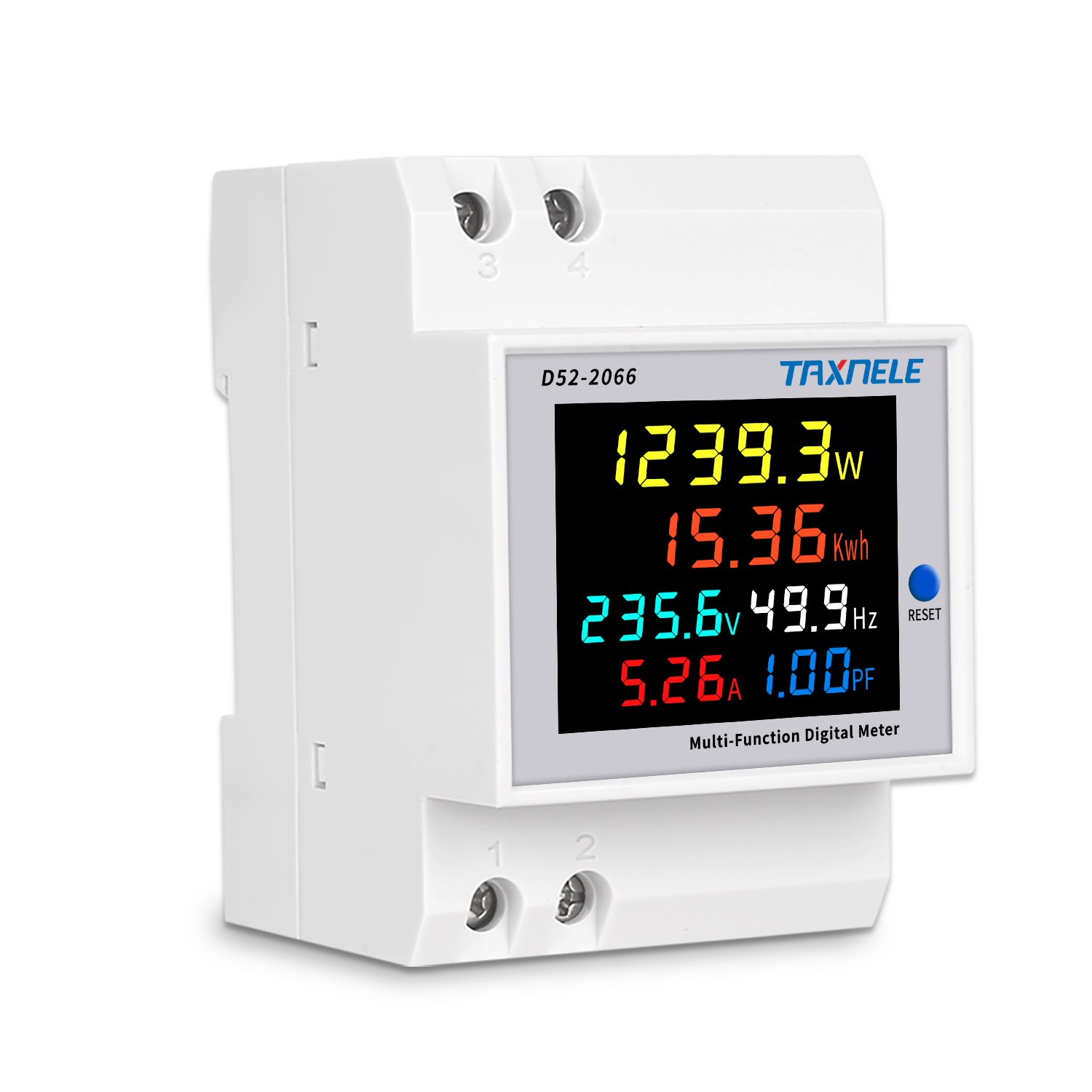 AC monitor 220V 100A Voltage Current Power Factor KWH Electric energy ...