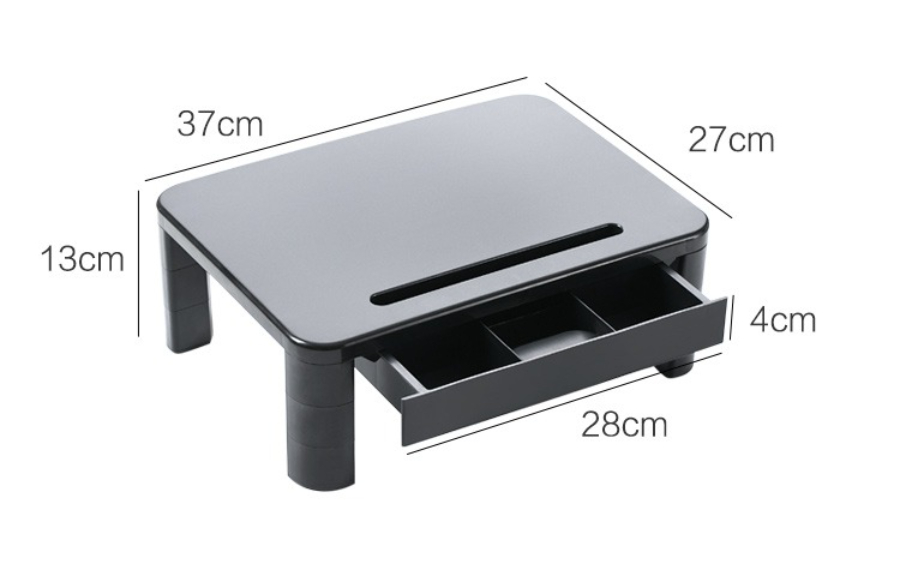 JUJIAJIA Adjustable Computer Shelf Screen Base TV Monitor Stand Desktop ...