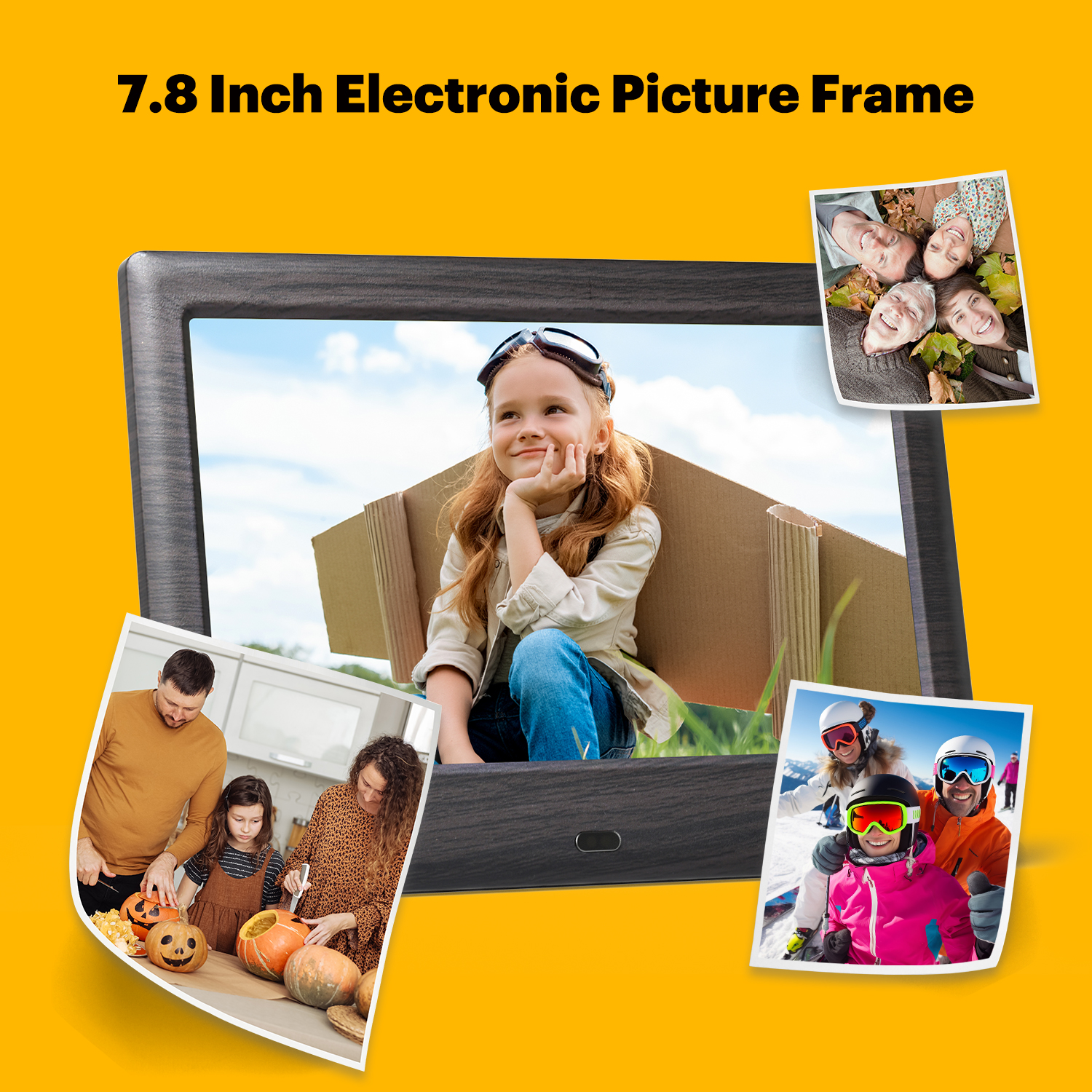 Kodak 708C 7-inch Digital Photo Frame 1024*600 HD Screen, Remote ...