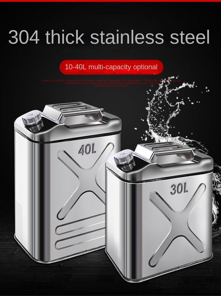 Gasoline Barrel Stainless Steel Extra Thick Oil Barrel Diesel Barrel ...