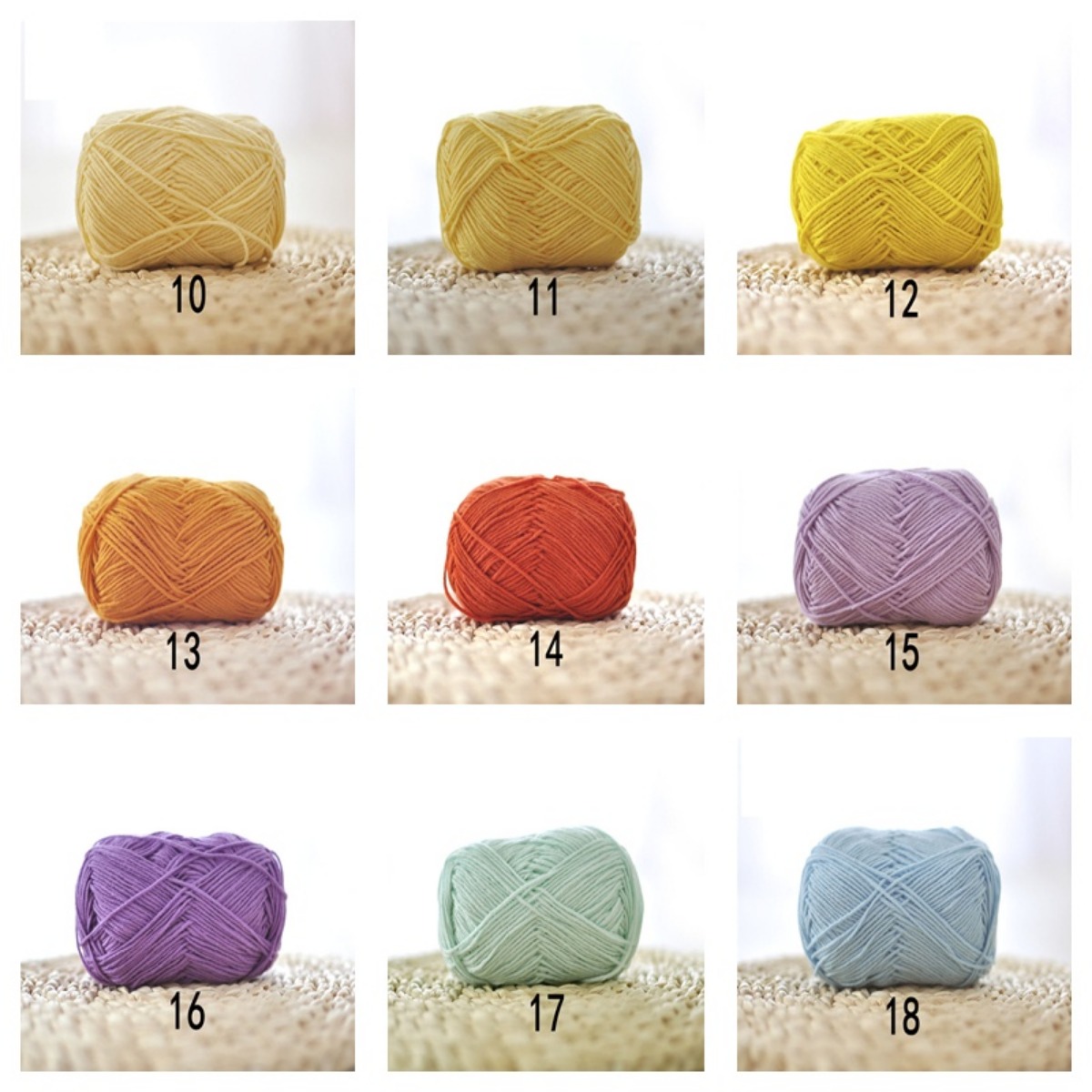 DUWEN 4ply milk cotton yarn knitted crochet yarn baby wool yarn high ...